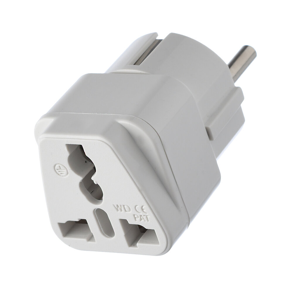 00-00025058 Сетевой переходник универсальный, белый, GoPower