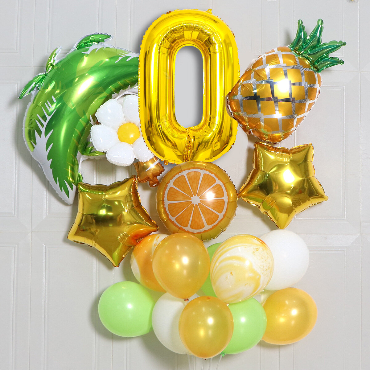 Воздушный шар "Фруктовый", для вечеринки, алюминиевый, цифровой, ананас