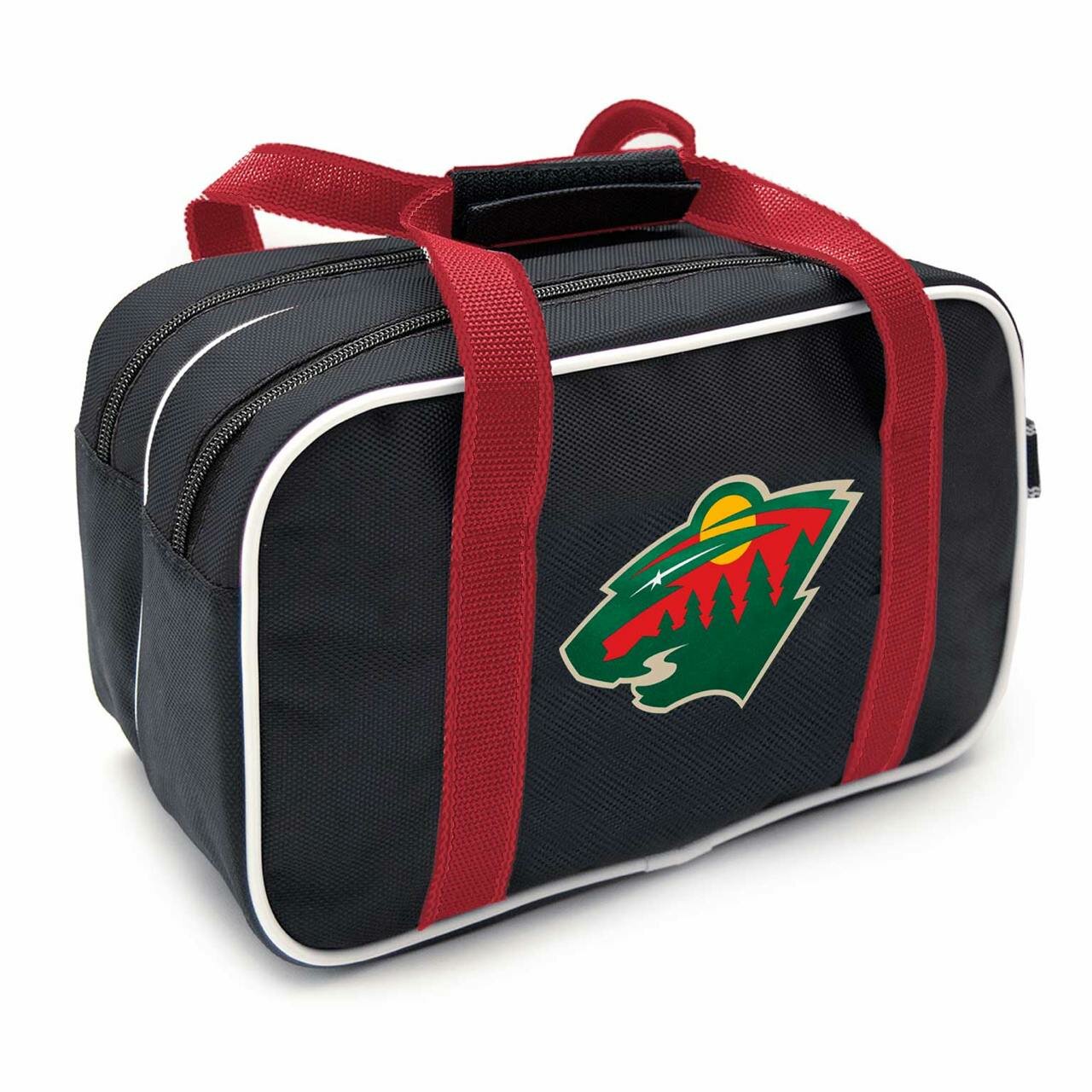 Косметичка органайзер хоккеиста - черная с логотипом, влагостойкая