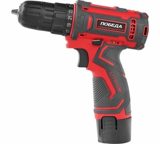 Аккумуляторная дрель-шуруповерт Победа ДА-12П/1 Ли 180201626
