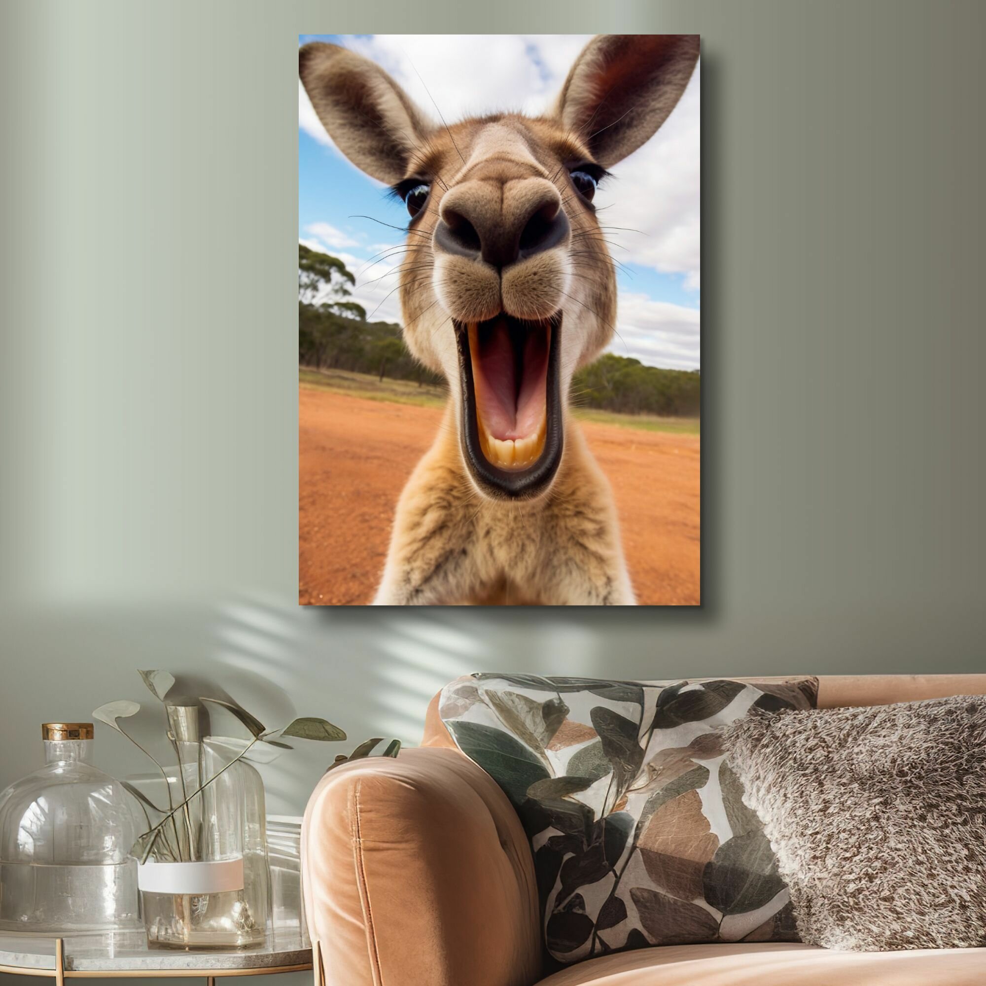 Картина на стену "Кенгуру" 50х70см 1шт.
