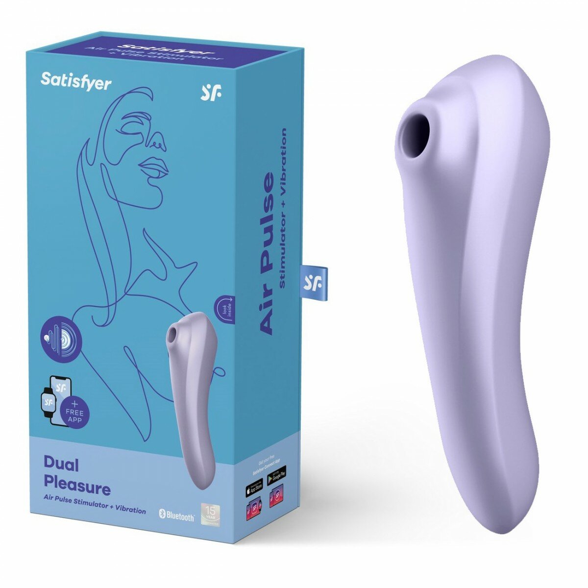 Вакуумно-волновой стимулятор клитора Satisfyer «Dual Pleasure»