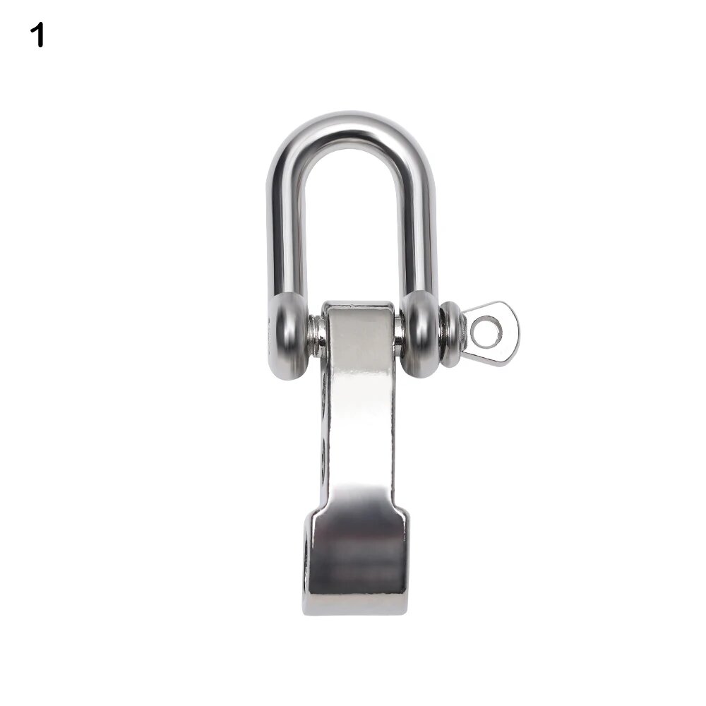 Стальная U-образная скоба с винтом, черная Style 3