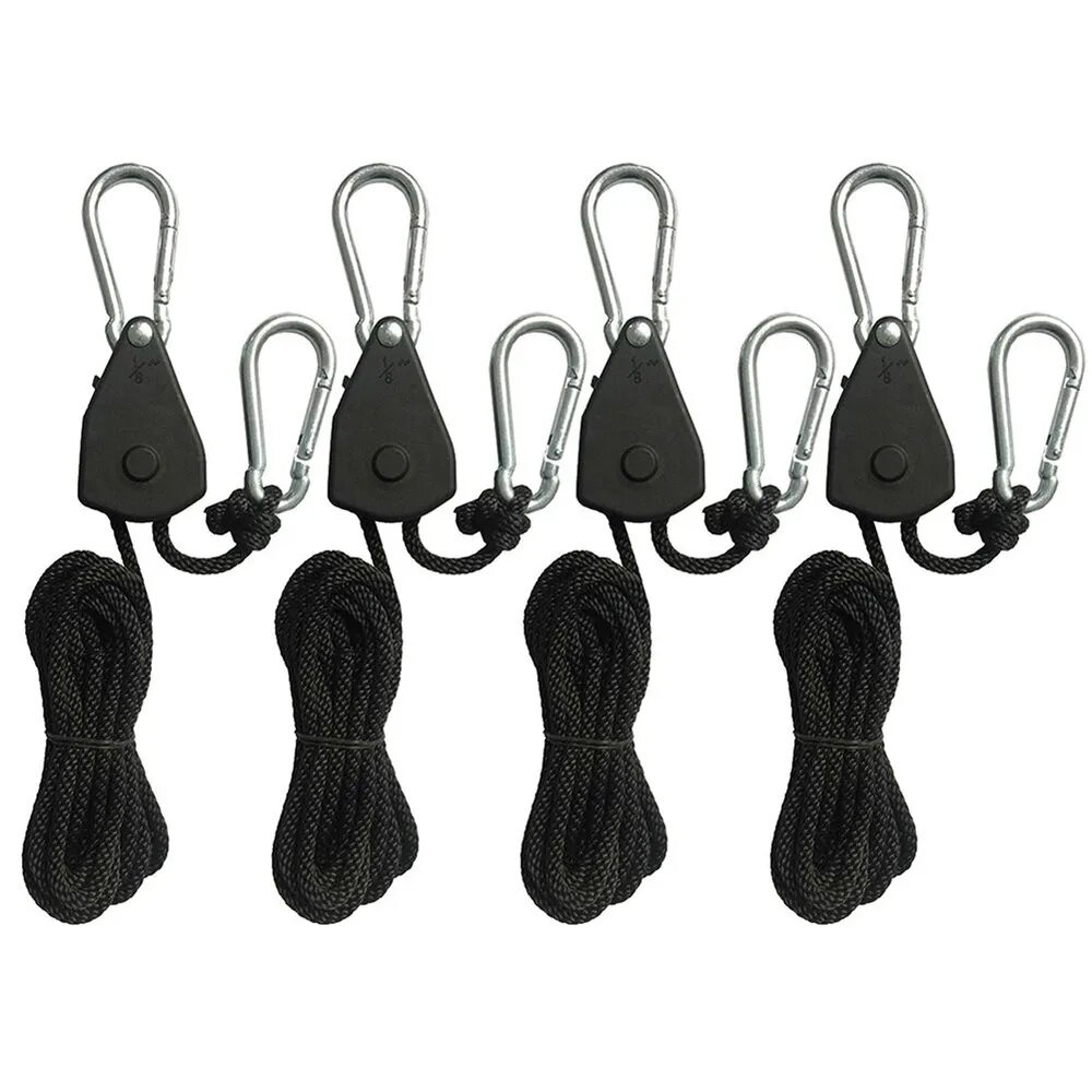 Открытый Шкив Регулировка Палатка Крепление 4 Шт.