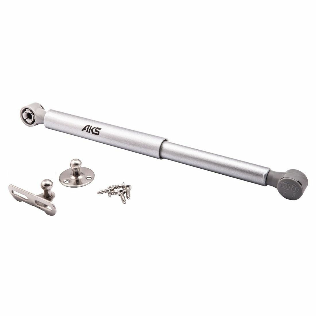 Подъемник газовый 80N, фиксация фасада в любой точке траектории движения, белый