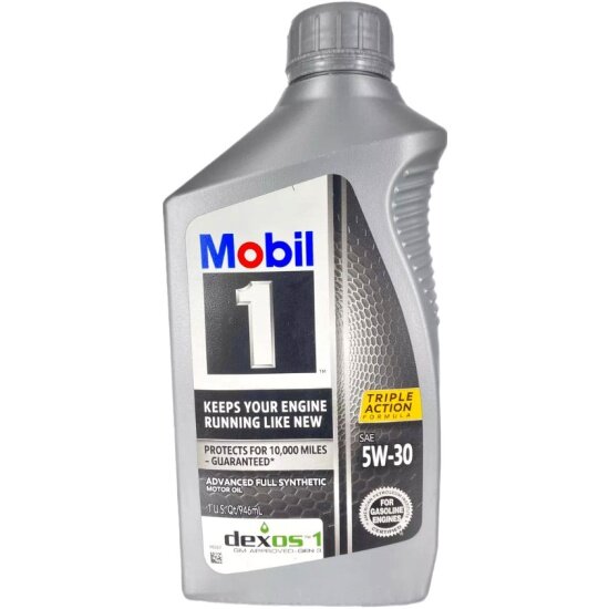 Моторное масло Mobil -1 5W-30 синтетическое 0.946 л (США)
