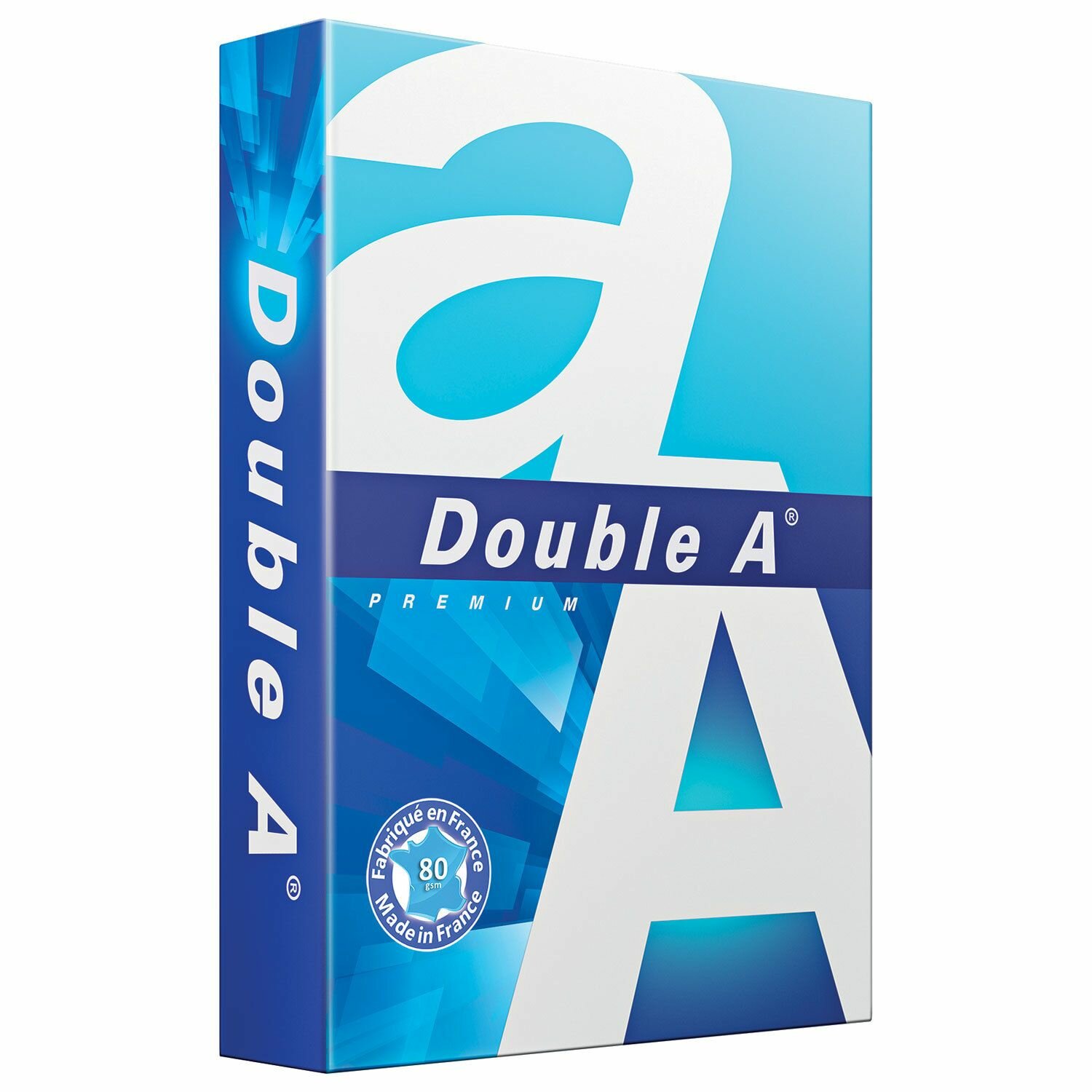 Бумага Double A офисная, А4, 80 г, м2, 500 листов, Эвкалипт, Франция, 163% CIE