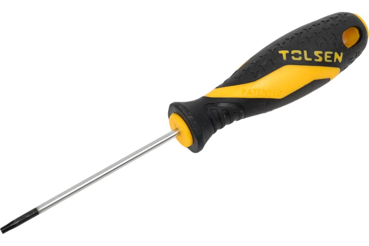 TOLSEN GRIPro Torx T10 отвертка, 75 мм длиной, код 20171, инструмент для сборки и монтажа