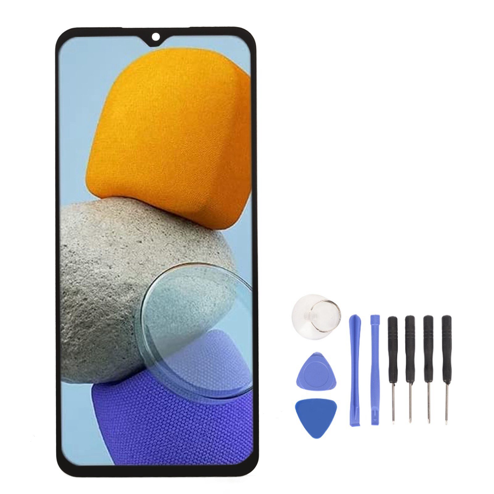 Телефон ЖК -дисплей чувствительный экран Clear LCD -дисплея для Samsung Galaxy M23 6.6in