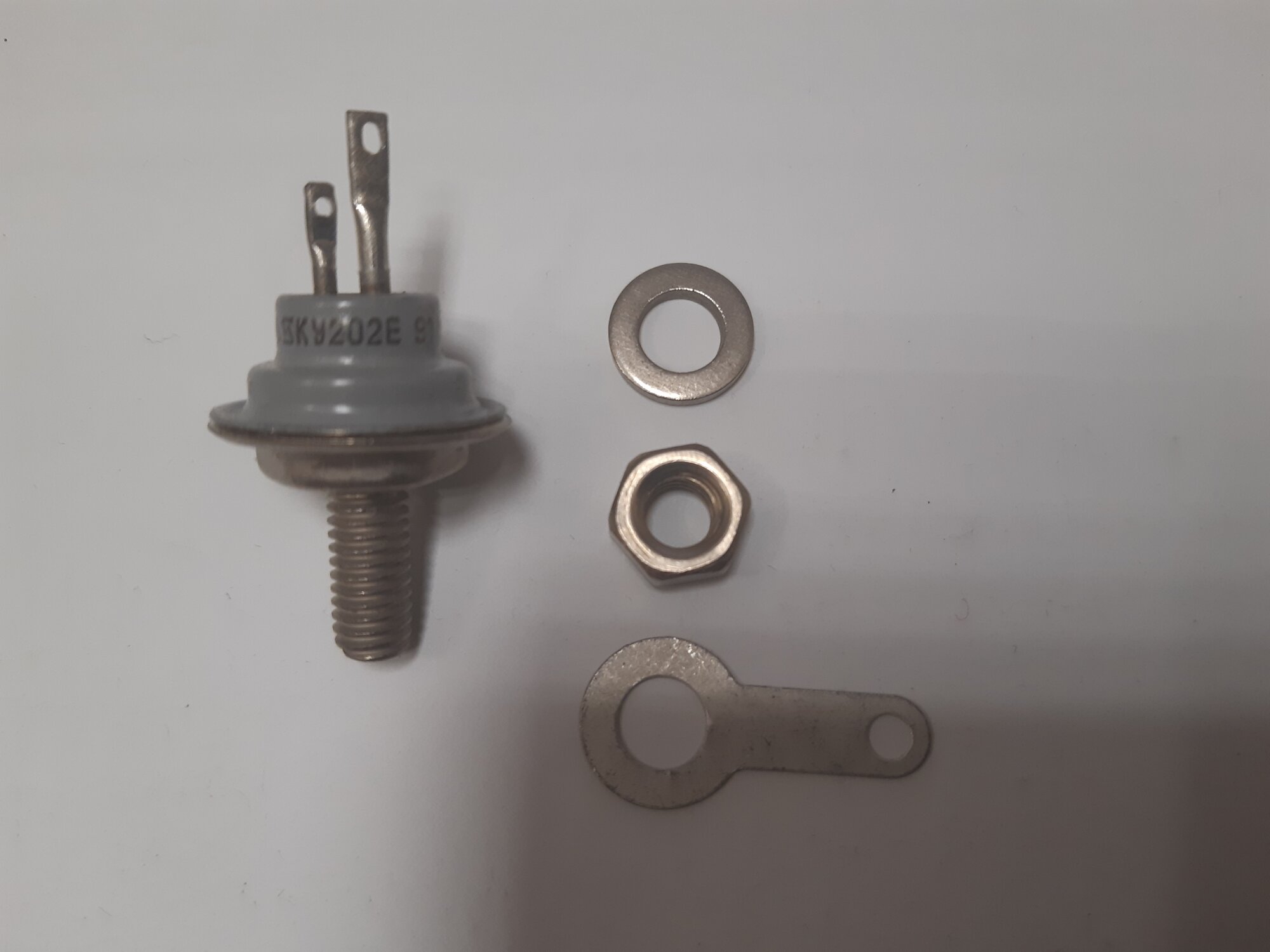 Тиристор КУ202Е 1991г (комплект 3 штуки)