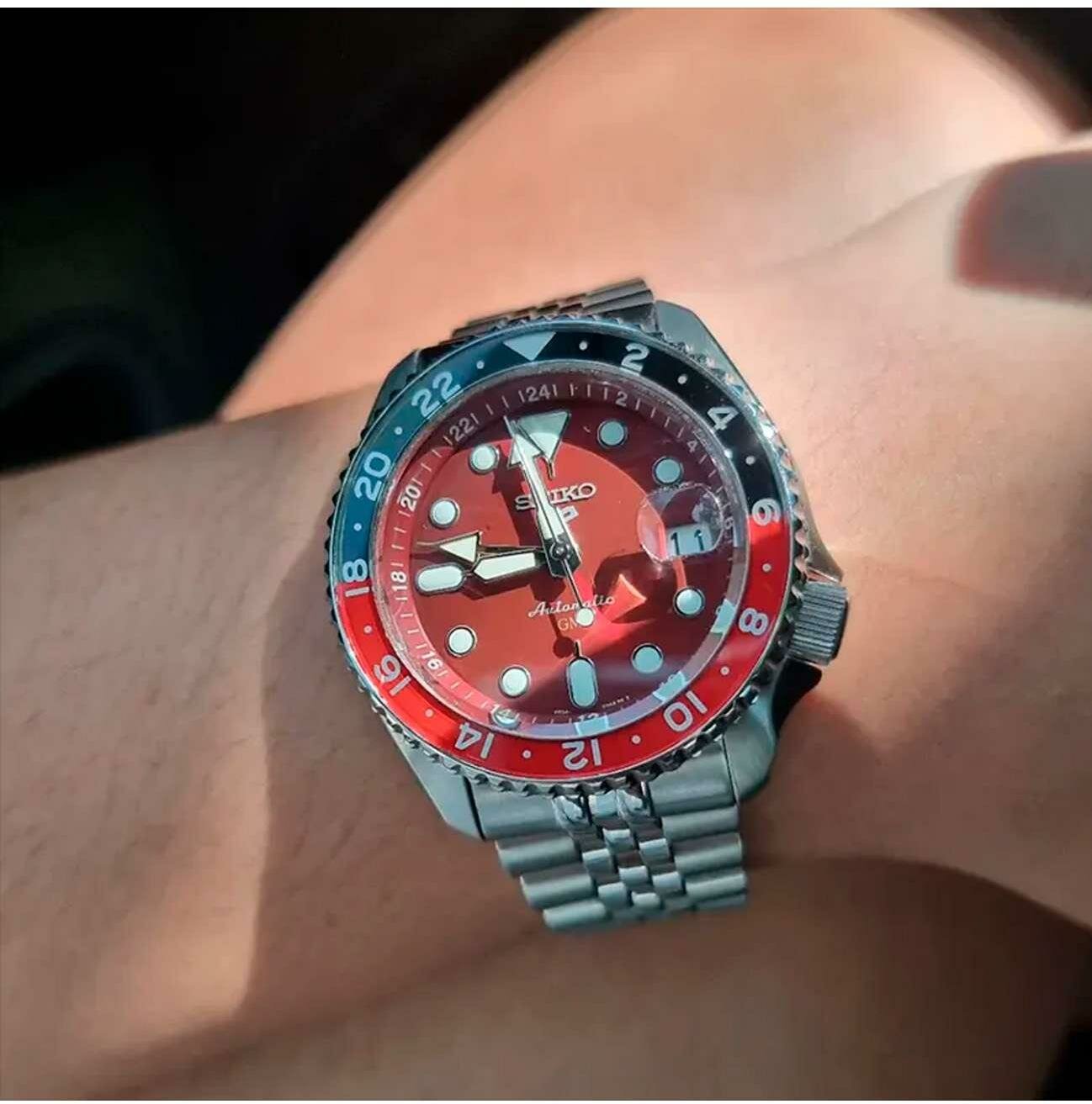 Наручные часы SEIKO, серебряный, черный — фото 1