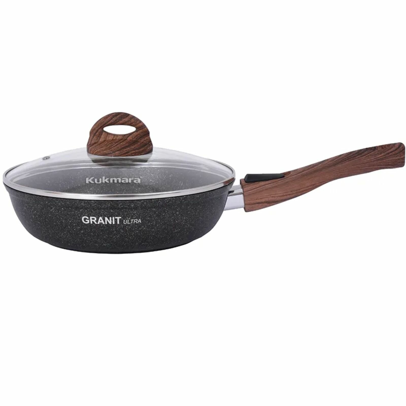 Сковорода Granit Ultra d260 h65 АП Съемная Ручка Original Ст/Кр Kukmara СГО263А