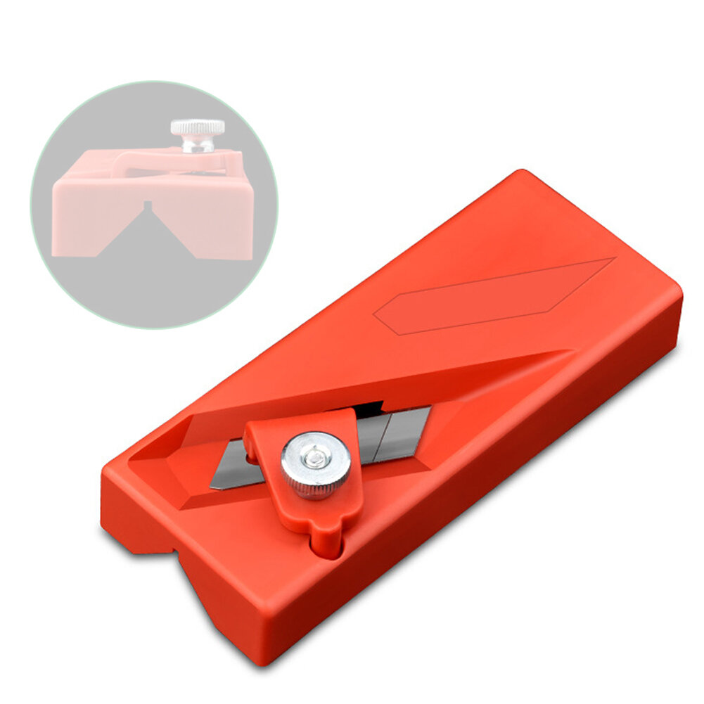 Строгальный инструмент для снятия фаски с гипсокартона, инструмент для обрезки деревянных кромок, наклонный на 45°, декоративный для потолка, для акустических панелей из древесноволокнистых плит.