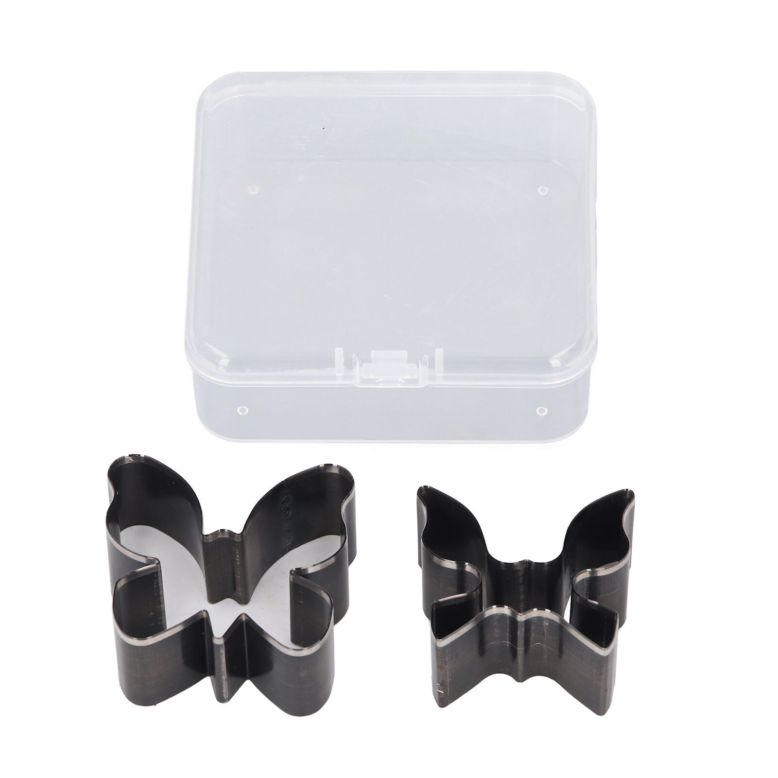 Набор из 2 штампов для вырубки кожи в форме бабочки, для рукоделия.