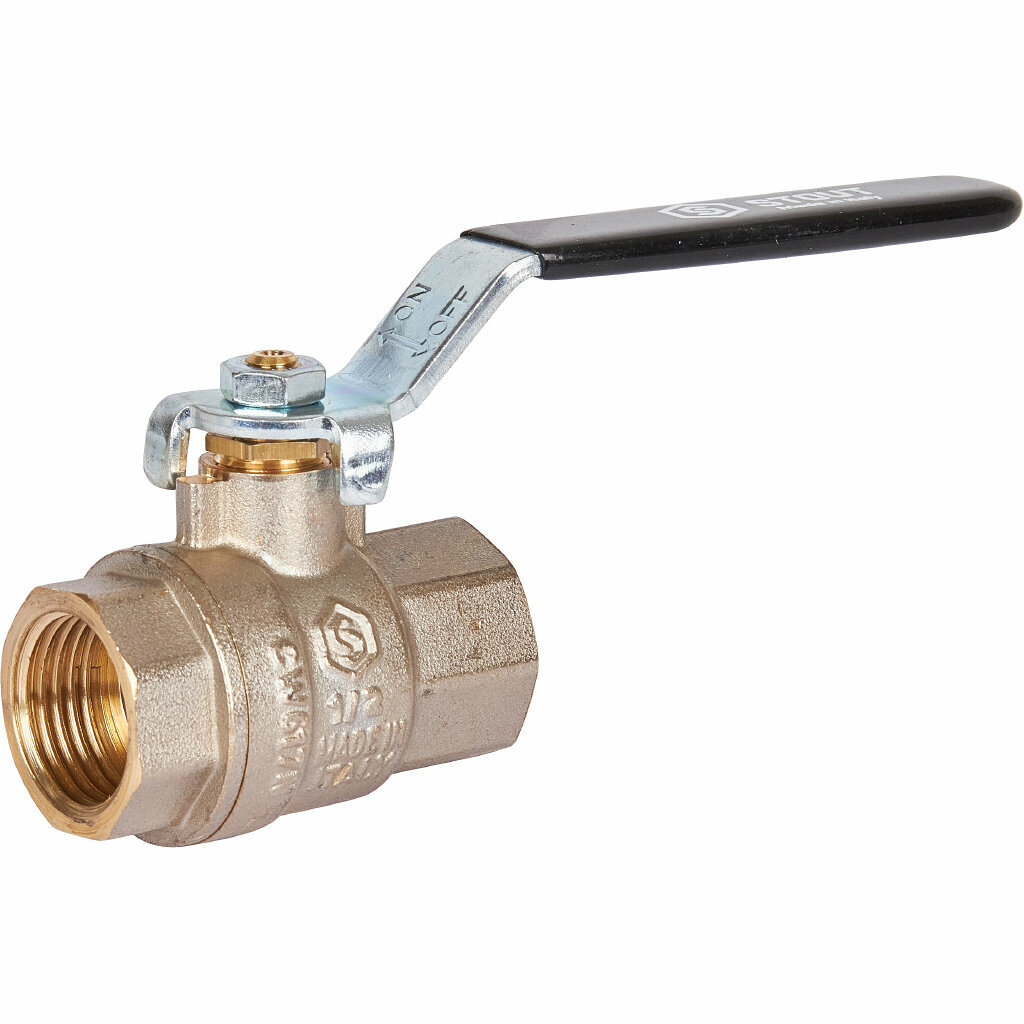 Кран шаровый STOUT полнопроходной, ВР/ВР, ручка рычаг 1/2" SVB-0001-000015