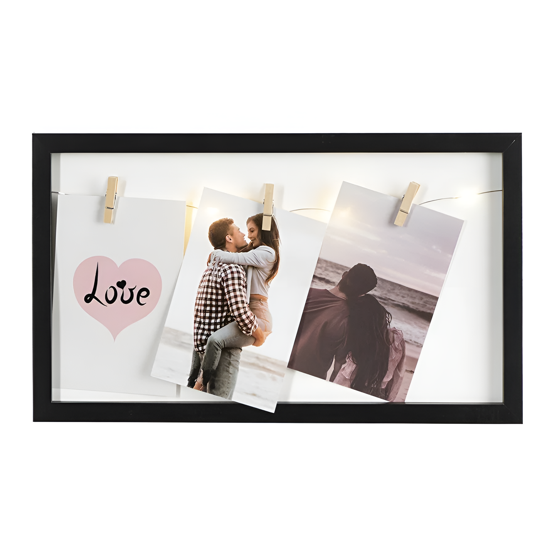 Рамка для фотографий с подсветкой Bergenson Bjorn Everyday, 22х38 см, черная