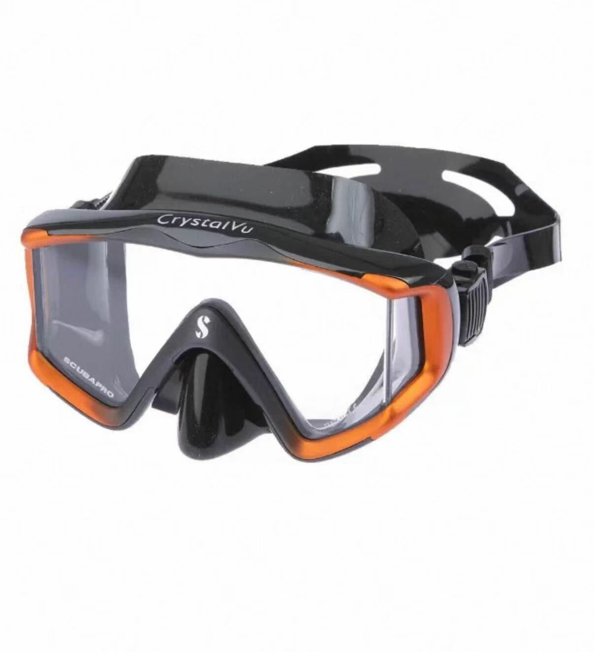 Маска для подводного плавания Scubapro crystal vu маска для подводного плавания с широким углом обзора силиконовая юбка