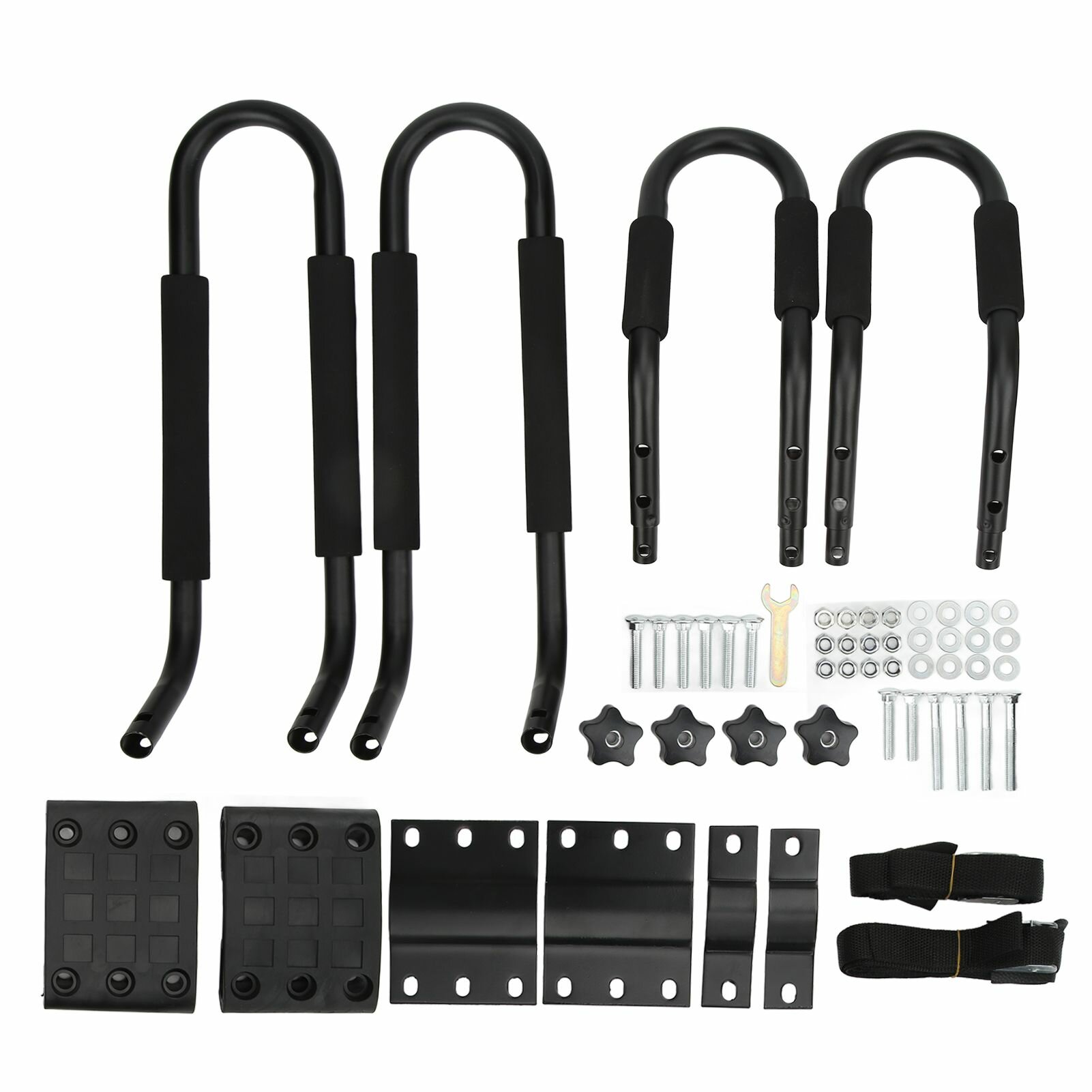 Багажник на крышу для каяка J-образный стержень, устойчивый к ржавчине металлический багажник для каноэ, автомобильное верхнее крепление для парусной лодки для серфинга