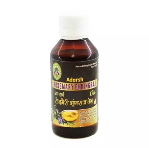Брингарадж Адарш - масло для укрепления волос / Rosemary Bhringraj Oil Adarsh 100 мл