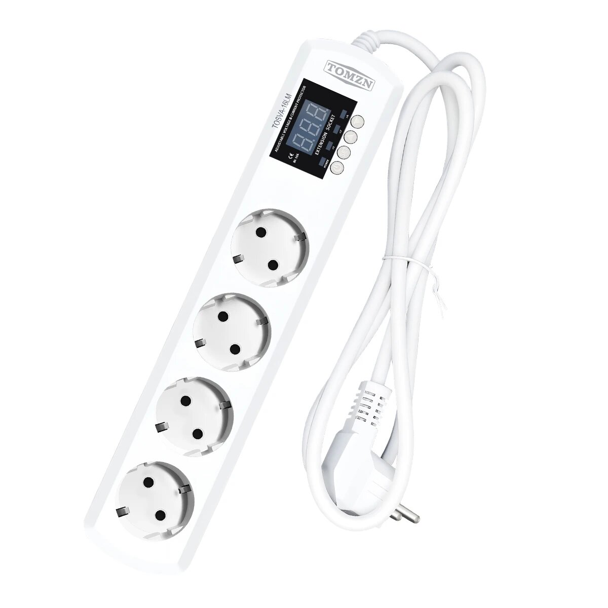 TOMZN TOSVA-16LM, фильтр сети 4 розетки, 220В, 16А, 4WAY