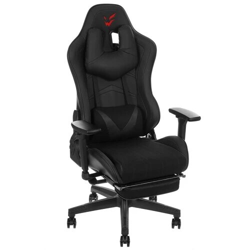 WB-8249-1 / Кресло игровое ARDOR GAMING Force Armor 1000M черный [ткань, экокожа, до 150 кг, подголо