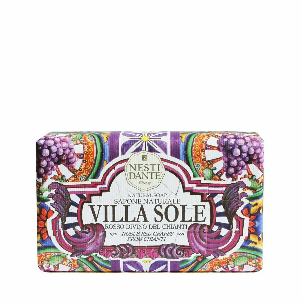 Твердое туалетное мыло Nesti Dante - Villa Sole Rosso Divino Del Chianti 250 гр