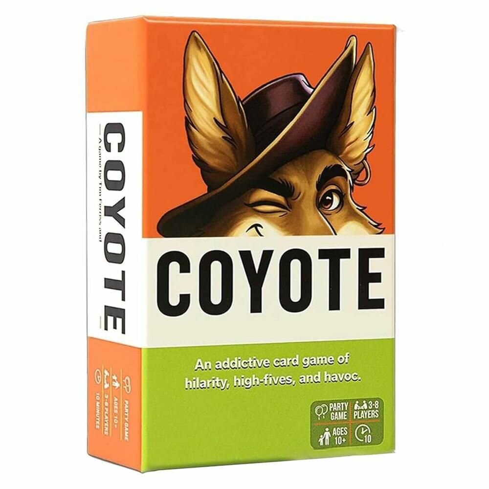 Карточная игра Койот / Подходит для семейных и корпоративных вечеринок / Подходит для всех возрастов