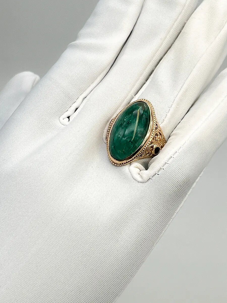 Кольцо, берилл, шпинель