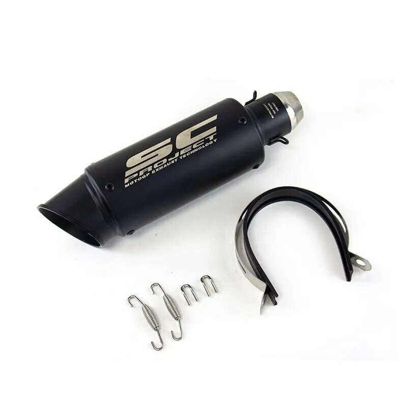 Труба выхлопная, длина 300 мм арт. XMM-0022-Black-300MM