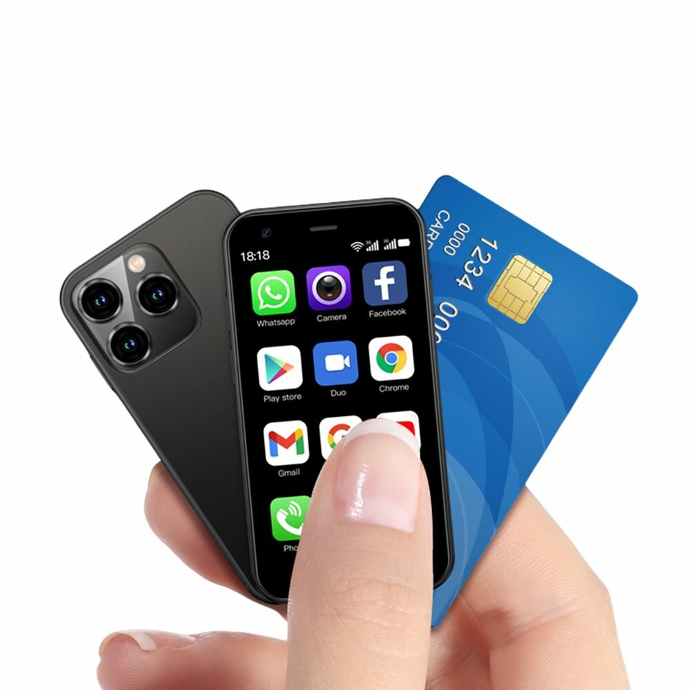 Мини-смартфон SOYES XS15 3 дюйма дисплей студент маленький мобильный телефон Android 8.1 2GB RAM 16GB ROM Dual SIM WiFi Bluetooth маленький сотовый телефон