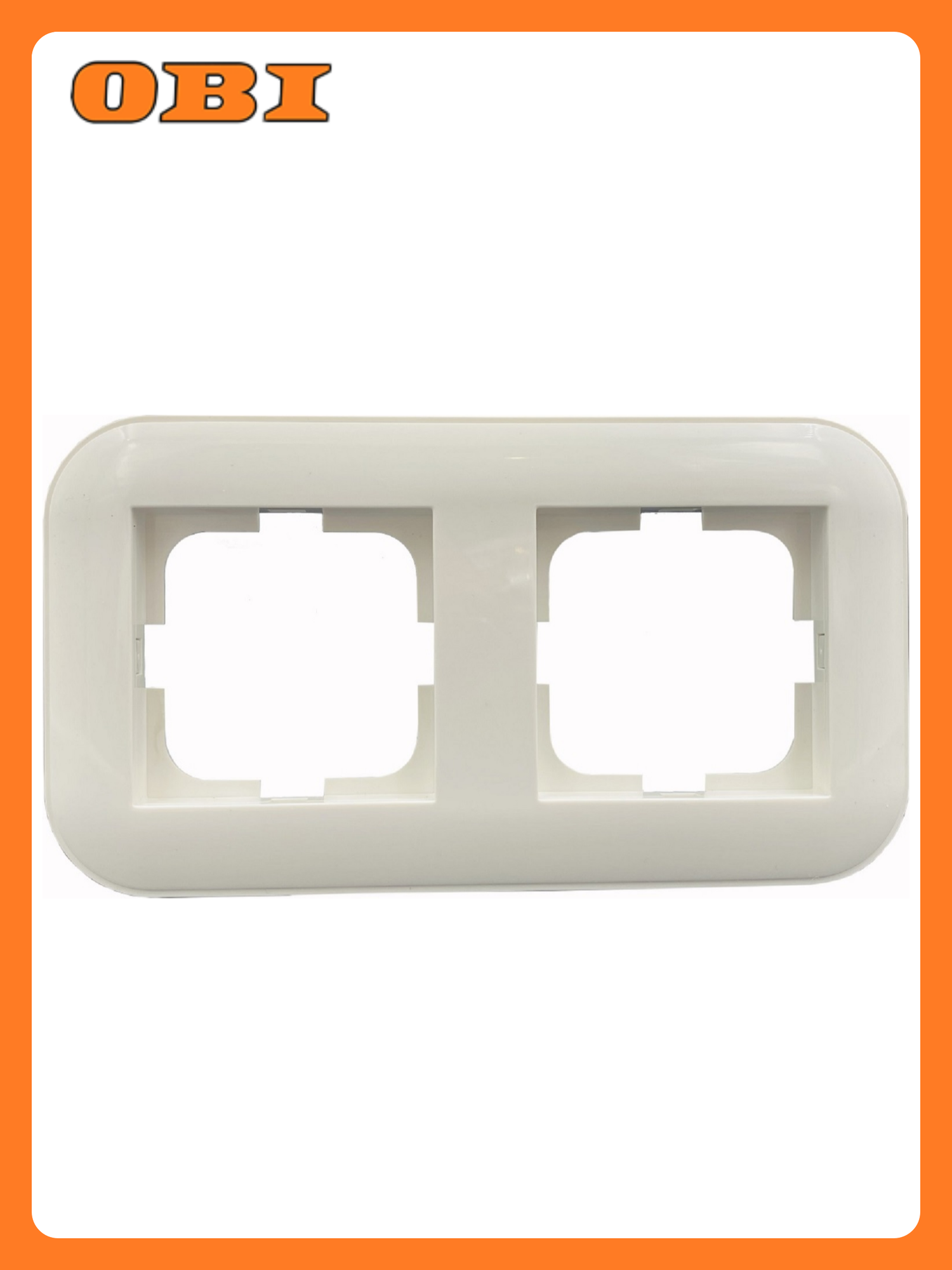 Рамка OVIVO LOFT двойная белая