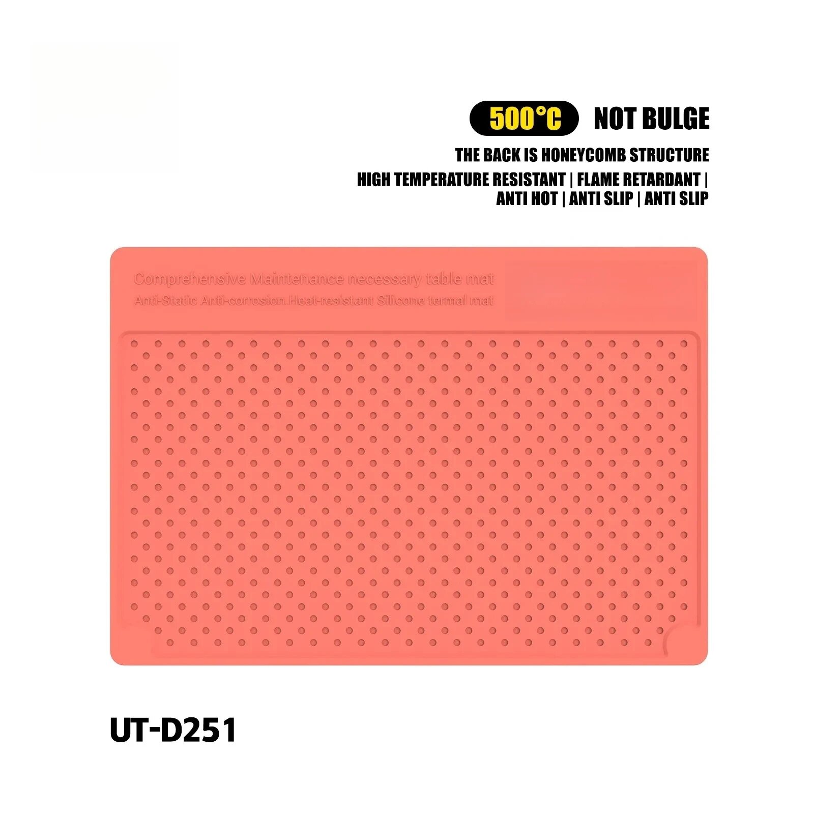 Силиконовый коврик для пайки Orange UT-D251
