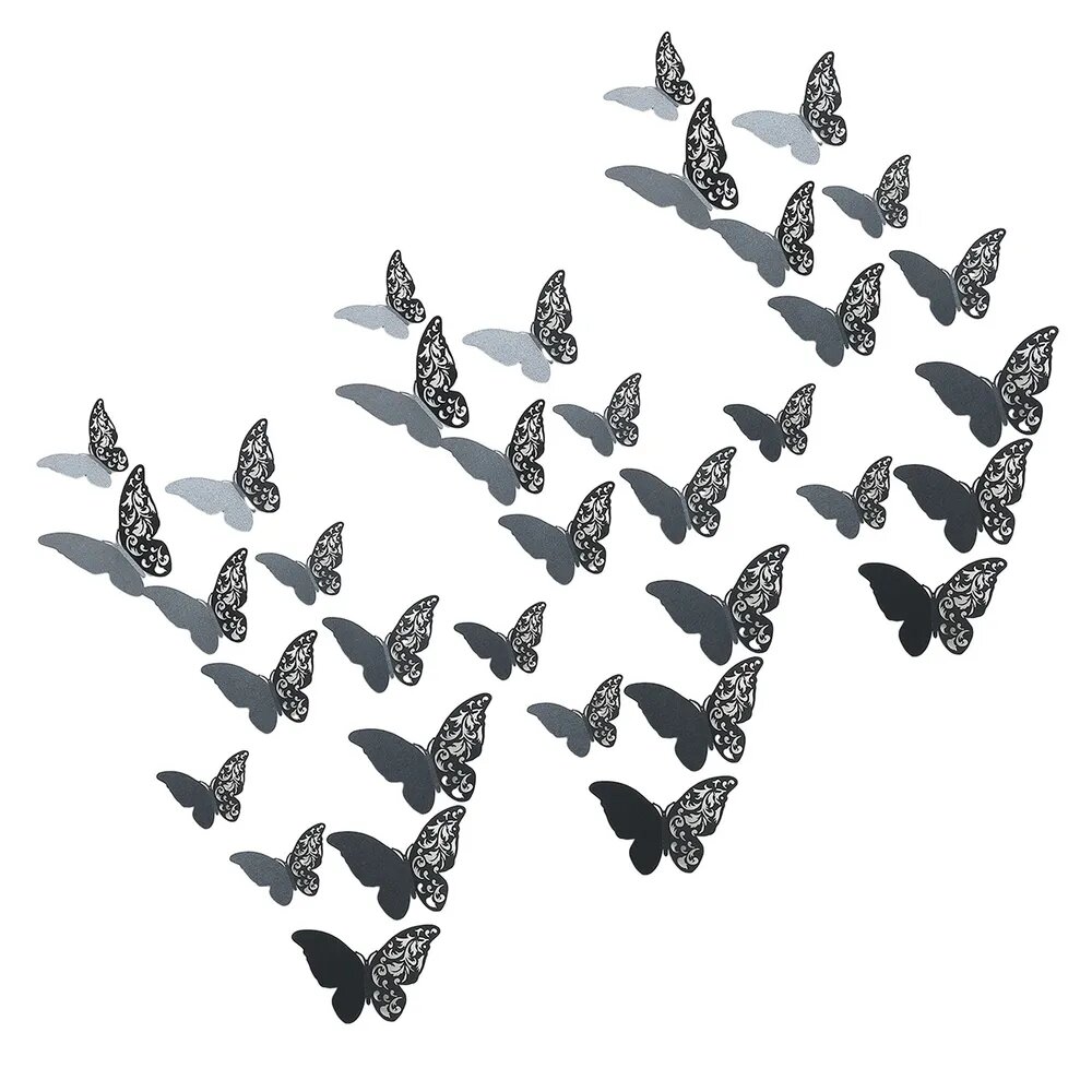 Объемные бабочки для декора, ажурные подвески для интерьера и праздника