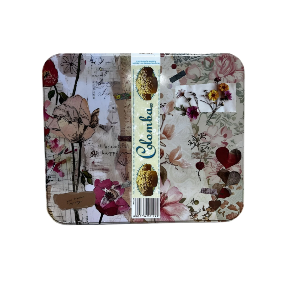 Кекс (кулич) пасхальный, Colomba, с апельсиновыми цукатами, 700г, (цветы), Италия