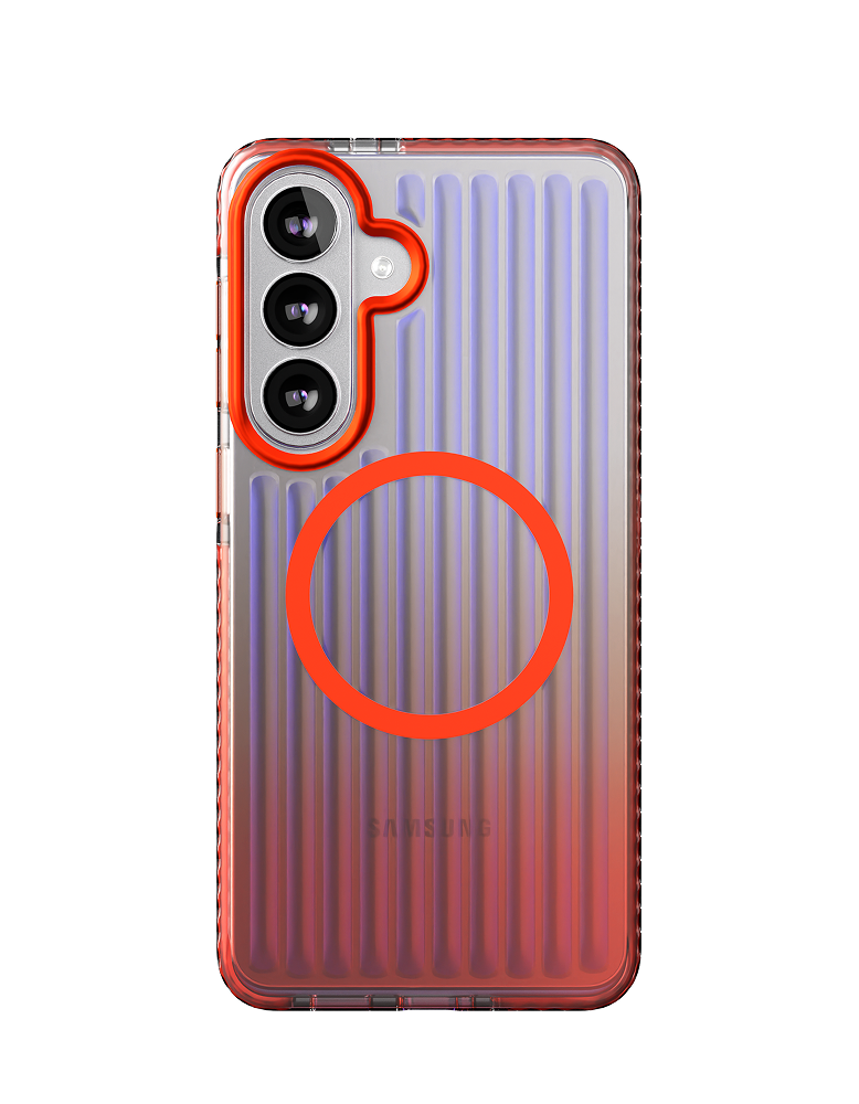 Чехол-накладка Samsung S26 VLP Pulse Case с MagSafe, оранжевый