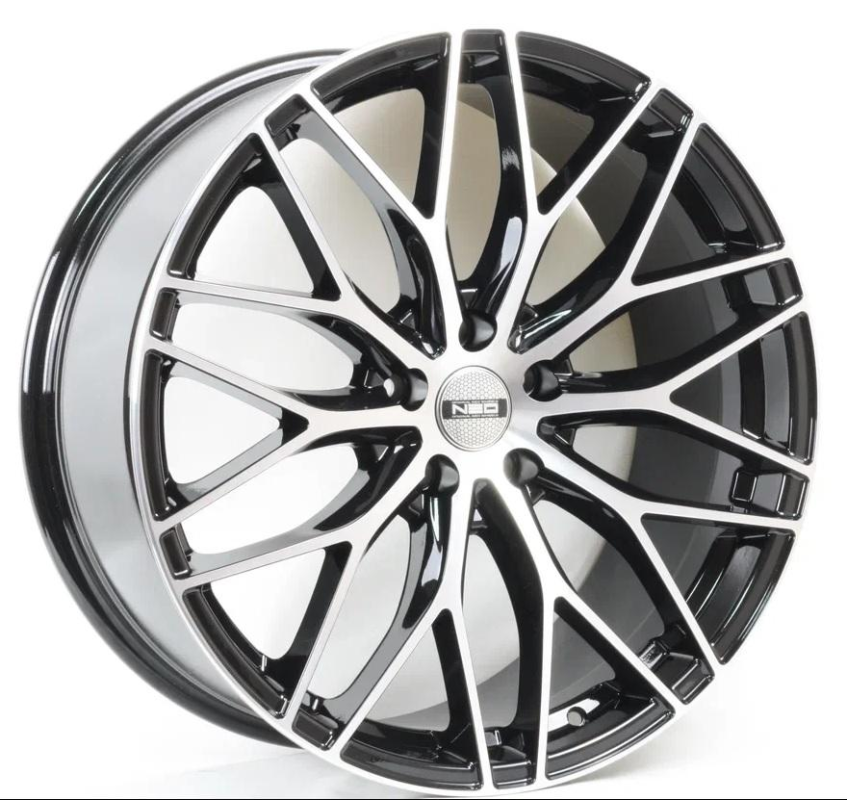 Диск колесный Tech Line NEO 240 8,5x20 5x108 Dia63.4 ET42 цвет BDm (черный с проточкой матовый)