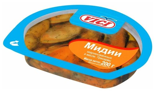 Vici Мидии маринованные Любо есть в масле , 200 г — купить в интернет ...