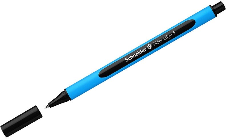 Schneider ручка шариковая Slider Edge F трехгранная 0.8 мм 152001 черная стильная 1шт