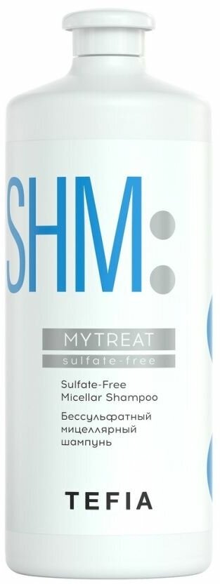 TEFIA Mytreat Беcсульфатный мицеллярный шампунь / Sulfate-Free Micellar Shampoo, 1000 мл