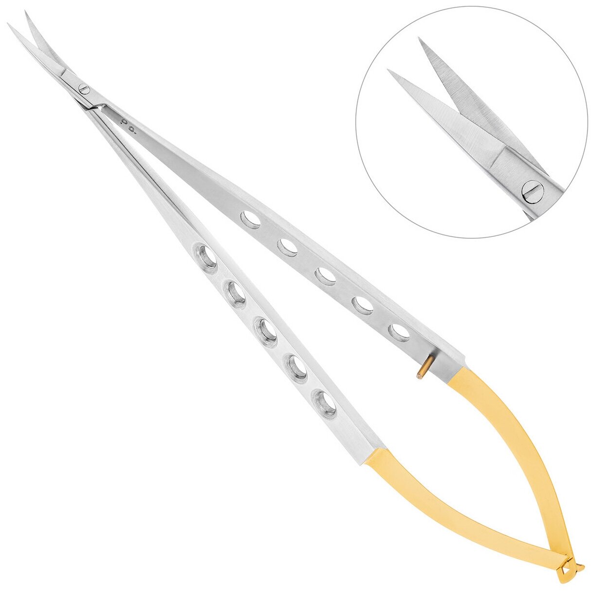 Ножницы-микро изогнутые Micro Schere TC, 17 см, 19-23B*