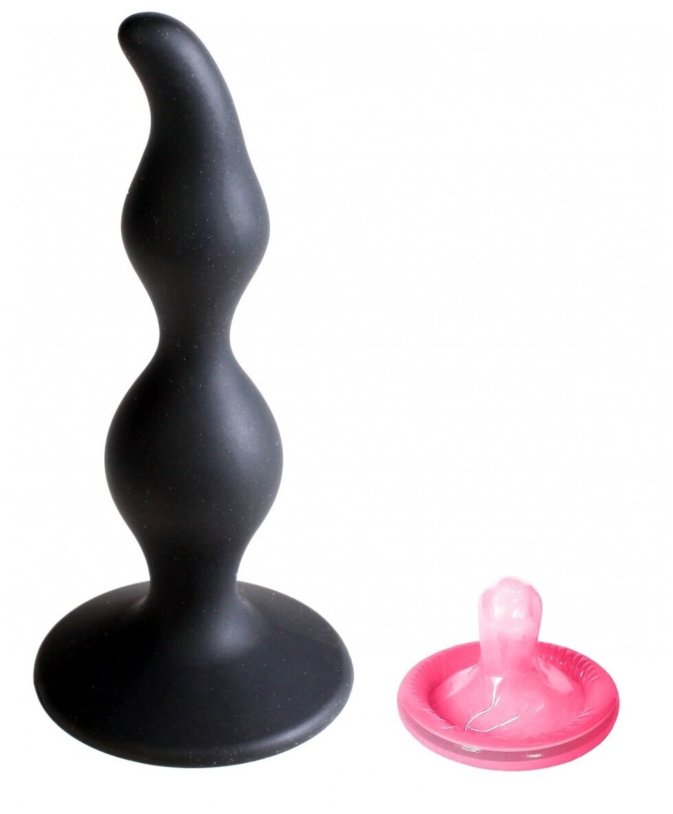 Рельефный анальный стимулятор на присоске Anal Expert