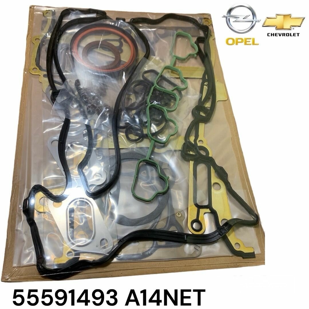 Комплект прокладок двигателя Opel Astra J 1.4 turbo /Chevrolet A14NET