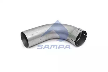Труба глушителя! 1-изг. d110 MAN TGA D2066/D2076/D2866/D2876/D2676 SAMPA арт. 021268