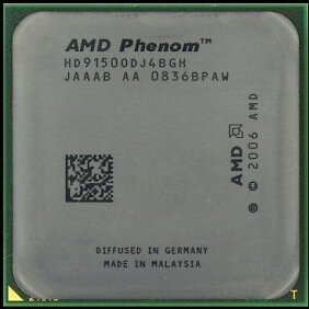 Процессор Socket-AM2+ AMD Phenom Quad Core 9150e, 1800Mhz/4xCore/2+2M/HT3200, Arena HD9150ODJ4BGH JAAHB