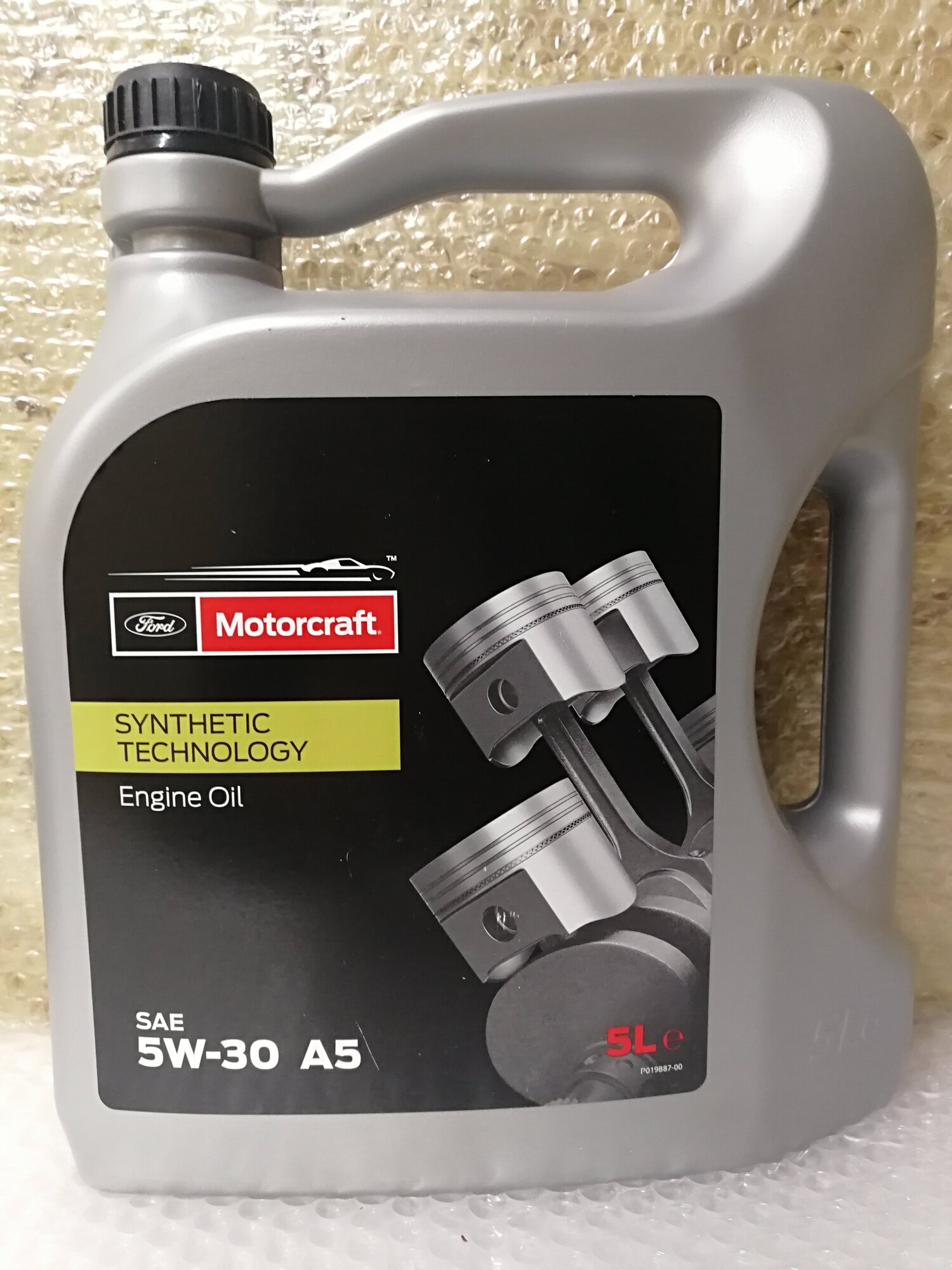 Синтетическое моторное масло Motorcraft А5 5W30 Synthetic, 5 л, 1 шт.