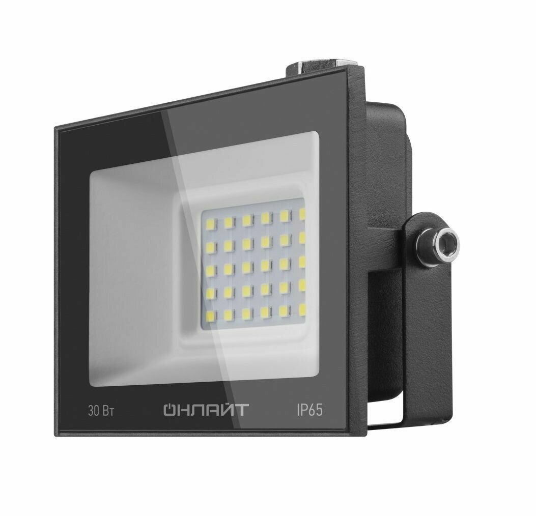 Светодиодный прожектор нейтральный белый свет LED 30ватт 4000к