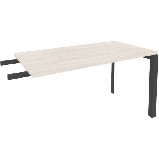 Брифинг-приставка Riva CHAIR на П-образном м/к O. MP-BR-13 Денвер светлый/Антрацит металл 1380*720*750 Onix