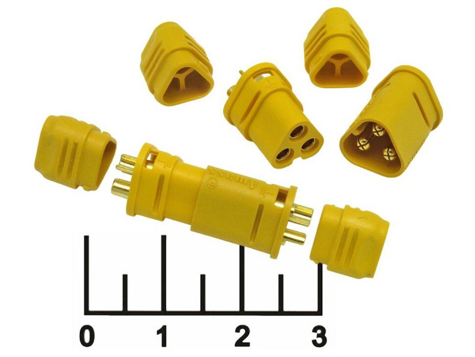 Разъем питания 3pin MT-30 в комплекте (17-0010)