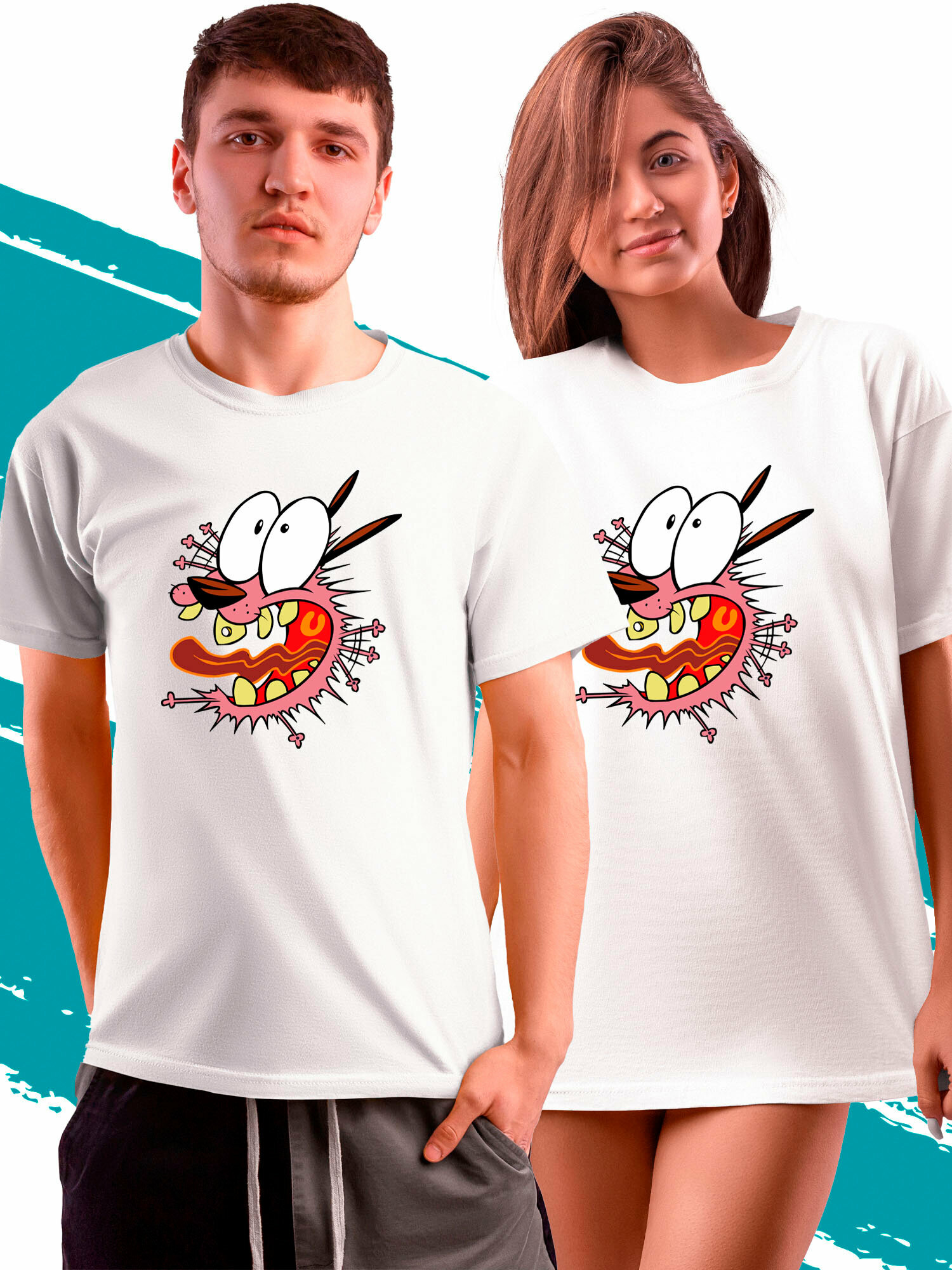 Футболка Кураж - трусливый пёс Courage the Cowardly Dog