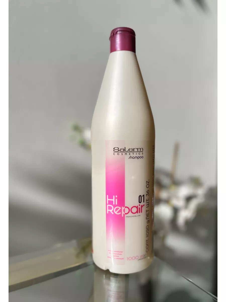 Шампунь Salerm Hi-Repair, для всех типов волос, восстановление, 1 л